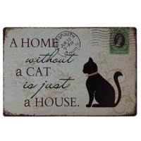 China China Wholesale Wall Decoration Custom Size Vintage Metal Poster ,Tin Signs for sale