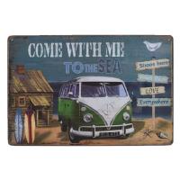 China Metal wall art Metal sign ,2024 metal Car sign ,vintage style poster sign for advertising for sale