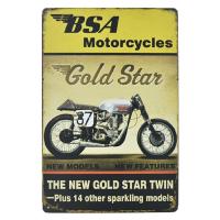 China Metal wall art Metal sign ,2024 metal Car sign ,vintage style poster sign for advertising for sale