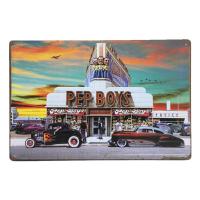 China Retro,Vintage,Rusted Metal Sign Tin Poster Home Decor Wall Art 20*30cm for sale