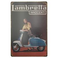 China New classic Motorcycle Metal Sign,wholesale custom print car license number plates, vintage tin sign, outdoor metal signs for sale