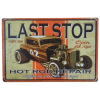 China Wholesale Retro Motorcycle Sign, Antique Poster Bar Pub Poster Plaque, Wall Art Tin Sign Plate for sale
