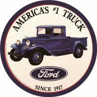 China Round Metal Sign, Decorative Metal Plate Plaques Wall Hanging Car Tin Poster for sale