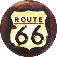 China motorcycle Bar Decorative Metal Signs, Wall Art Painting Tin Sign, Round 30cm Tin Poster for sale