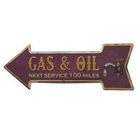 China Arrow Shape Custom Made Metal Poster,Vintage Tin Sign,Metal Wall Poster Safe Sign for sale