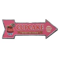 China Arrow Shape Custom Made Metal Poster,Vintage Tin Sign,Metal Wall Poster Safe Sign for sale