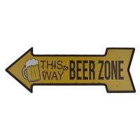 China Arrow Shape Vintage cake Metal Tin Signs, Plaque Poster For Bar Club Wall OEM for sale