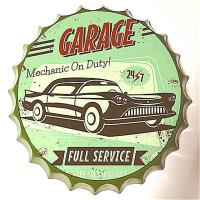 China Round Decorative hanging metal posters,tin signs, funny posters 3d metal tin sign for sale