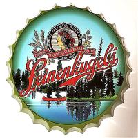 China Round Decorative hanging metal posters,tin signs, funny posters 3d metal tin sign for sale