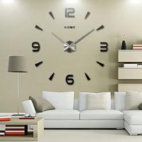 China Classic Arabic Digital 3D Unique Modern Wall Clocks Home Decor Large Wall Art Clock Living Room for sale