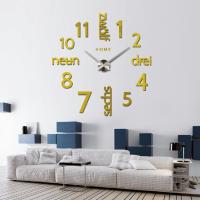 China Arabic Digital Modern Wall Clock Home Decor Large Hanging Wall Clock for sale