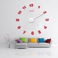 China Diy Acrylic Mirror Self-adhensive Stickers House Wall Clocks Modern Big Custom Wall Clocks for sale