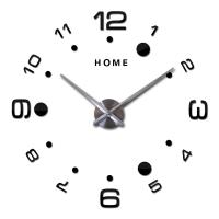 China Decoration Unique Modern Wall Clocks 3D Acrylic Living Room Wall Art Clock for sale