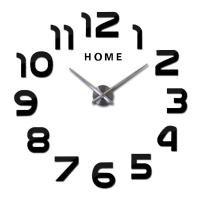China Big Acrylic 3D Personalized Wall Clocks DIY Numbers Decorative Giant Large Size Mirror Wall Art Clock for sale