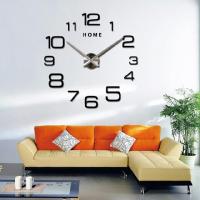 China Arabic Digital Large Vintage Style Wall Clocks Acrylic Mirror Decorative Wall Clocks For Living Room for sale