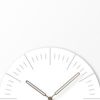 China 30cm Creative Wooden Wall Clock Round Unique Modern Wall Clocks for sale