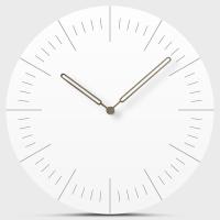 China 30cm Creative Wooden Wall Clock Round Unique Modern Wall Clocks for sale