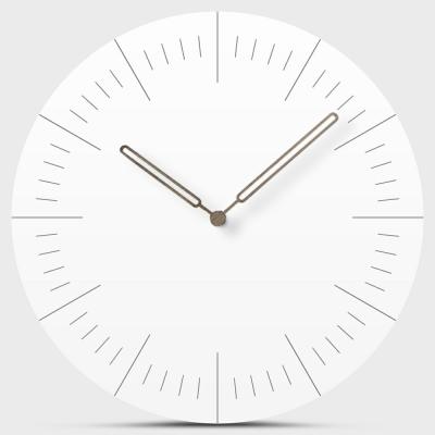 China 30cm Creative Wooden Wall Clock Round Unique Modern Wall Clocks for sale