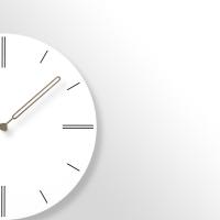 China 12inch Creative Modern Wall Clock Mute White Decorative Wall Clocks For Living Room for sale