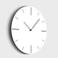 China 12inch Creative Modern Wall Clock Mute White Decorative Wall Clocks For Living Room for sale