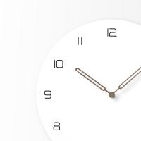 China Silent Large Hanging Wall Clock European Creative MDF Wooden Wall Clock for sale