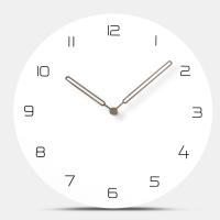 China Silent Large Hanging Wall Clock European Creative MDF Wooden Wall Clock for sale