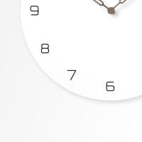 China Silent Large Hanging Wall Clock European Creative MDF Wooden Wall Clock for sale