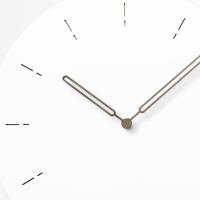 China Non Ticking MDF European Hanging Wall Clocks Room Office Simple Concise Home Decor House Wall Clocks for sale