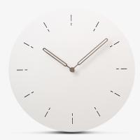 China Non Ticking MDF European Hanging Wall Clocks Room Office Simple Concise Home Decor House Wall Clocks for sale