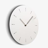 China Non Ticking MDF European Hanging Wall Clocks Room Office Simple Concise Home Decor House Wall Clocks for sale
