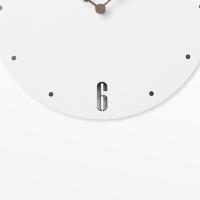 China Simple Modern Wall Clock European Style Round White Large Hanging Clock for sale