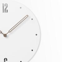 China Simple Modern Wall Clock European Style Round White Large Hanging Clock for sale