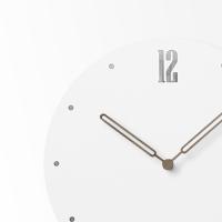 China Simple Modern Wall Clock European Style Round White Large Hanging Clock for sale