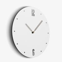 China Simple Modern Wall Clock European Style Round White Large Hanging Clock for sale