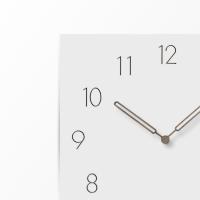 China Arabic Numerals Silent Quartz Wall Art Clock White Square Large Vintage Style Wall Clocks for sale