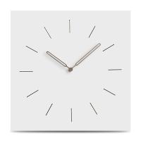 China Square Kitchen Wall Clocks Wood Silent Roman Large Numbers 12 Inch Wall Art Clock for sale