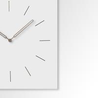 China Square Kitchen Wall Clocks Wood Silent Roman Large Numbers 12 Inch Wall Art Clock for sale