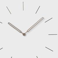 China Square Kitchen Wall Clocks Wood Silent Roman Large Numbers 12 Inch Wall Art Clock for sale