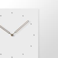 China 3D Novelty Silent Europe Style Square Kitchen Wall Cloks Hollow Design Unique Modern Wall Clocks for sale