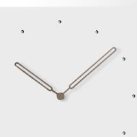China 3D Novelty Silent Europe Style Square Kitchen Wall Cloks Hollow Design Unique Modern Wall Clocks for sale