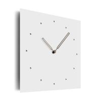 China 3D Novelty Silent Europe Style Square Kitchen Wall Cloks Hollow Design Unique Modern Wall Clocks for sale