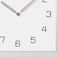 China 12 Inch Nordic Silent Square Kichen Wall Clocks White Grey Black Wooden Wall Clock for sale