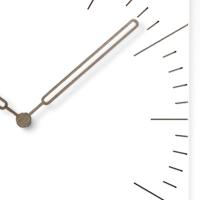 China Square Decorative Wall Clocks For Living Room Brief Mute MDF Wood Large Hanging Wall Clock with needle for sale
