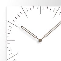 China Square Decorative Wall Clocks For Living Room Brief Mute MDF Wood Large Hanging Wall Clock with needle for sale