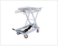 China 12kV Hydraulic Lift Trolley 650mm - 1200mm Scissor Lift Table Trolley For Circuit Breakers for sale