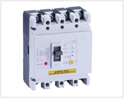 China High Capacity LV Circuit Breaker 125A - 630A MCCB Molded Case Circuit Breaker With Residual Current Protection for sale