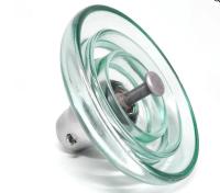 China 160kN High Voltage Insulator 45kV Glass Suspension Insulators 400mm Leakage Distance for sale