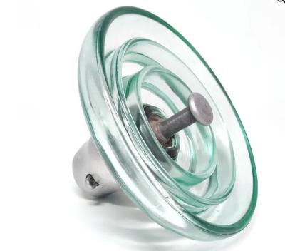 China 160kN High Voltage Insulator 45kV Glass Suspension Insulators 400mm Leakage Distance for sale