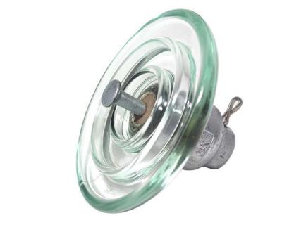 China IEC Standard Toughened Glass Insulators CTV 175 Tempered Glass Disc Insulators for sale