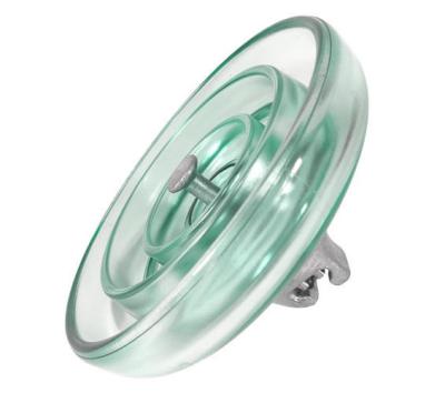 China 120kN High Voltage Insulator U120B Glass Disc Insulator For High Voltage Transmission for sale